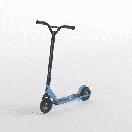 Scooter 3D Model | The Motion Tree